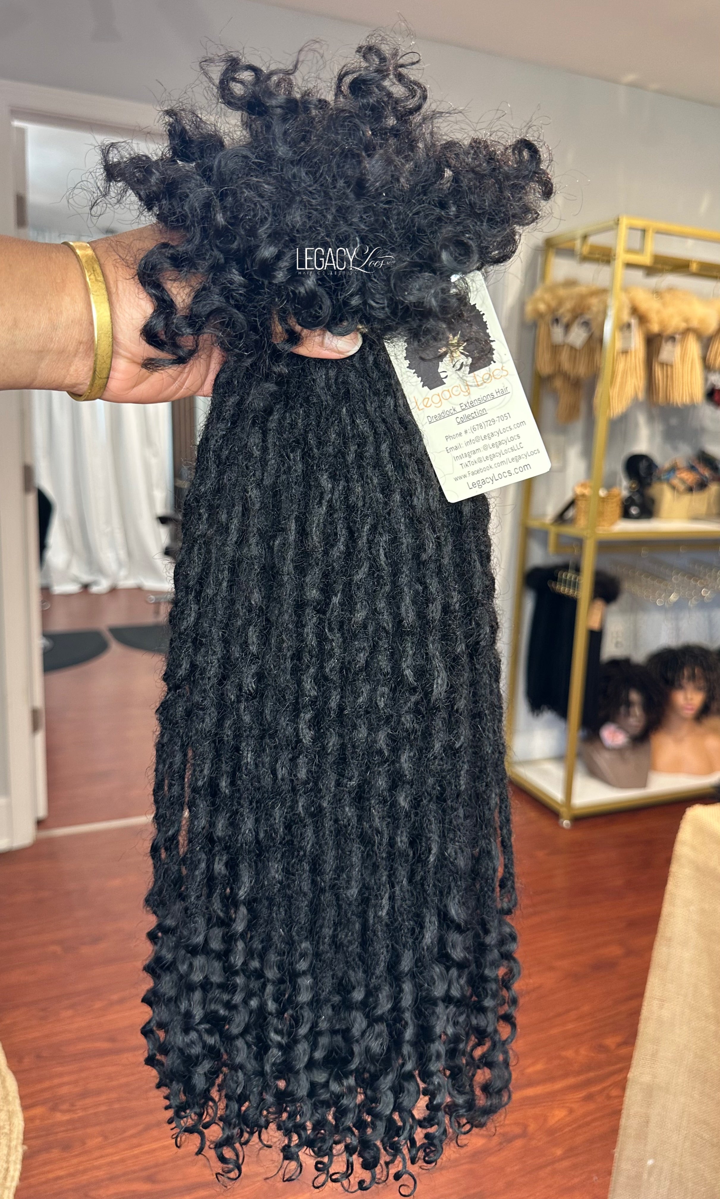 Medium Width-Fluffy Fusion Loc Extensions *90 Loc Bundle*(READY TO SHI ...