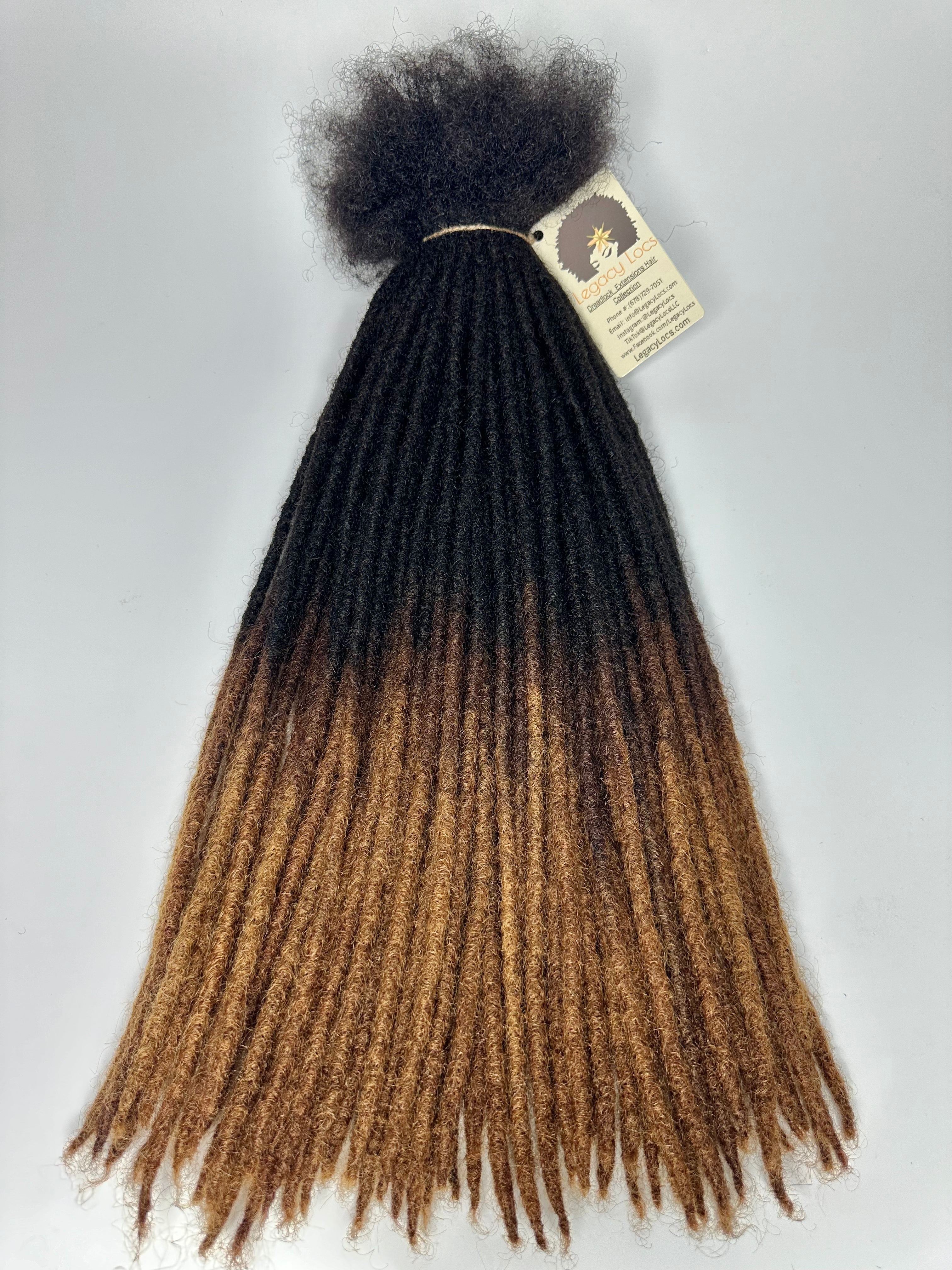 Micro Width Standard Loc Extensions Color Honey Tip Variants(CUSTOM PR ...