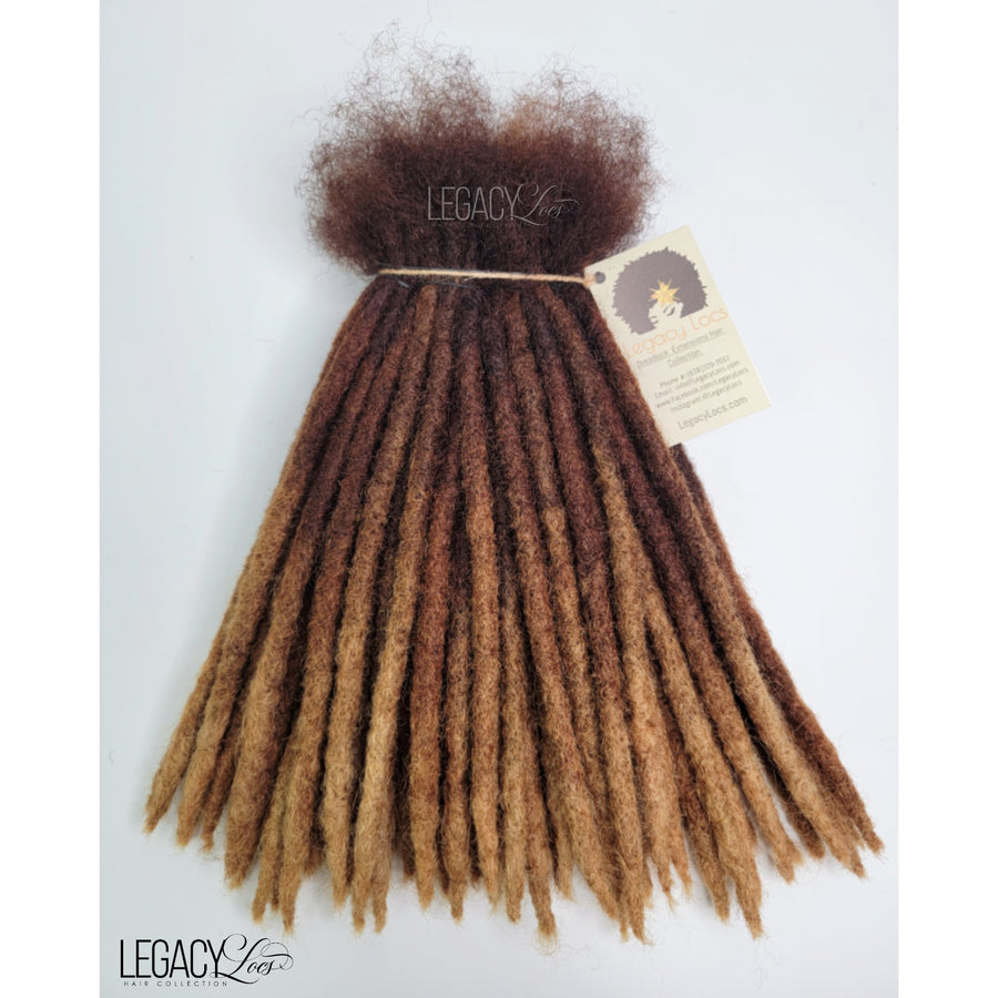 Medium Width Standard Loc Extensions Color Honey Tip Variants(CUSTOM P ...
