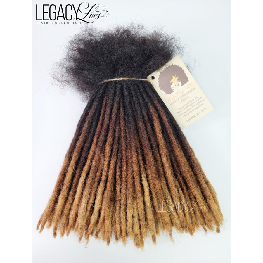 Medium Width Standard Loc Extensions Color Honey Tip Variants(CUSTOM P ...