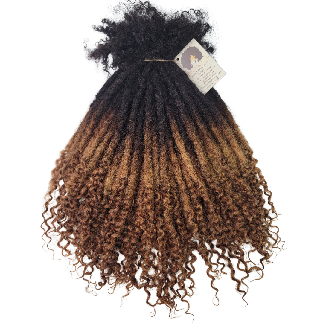 Small Width Fusion Loc Extensions Color Honey Tip Variants(CUSTOM PRE ...
