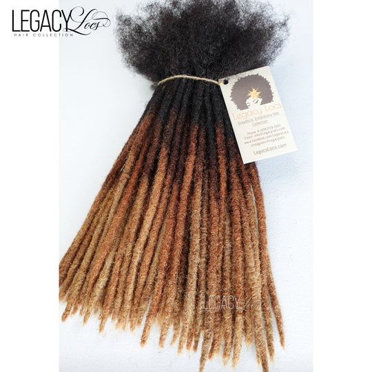 Custom Colored Human Hair Loc Extensions – Legacy Locs