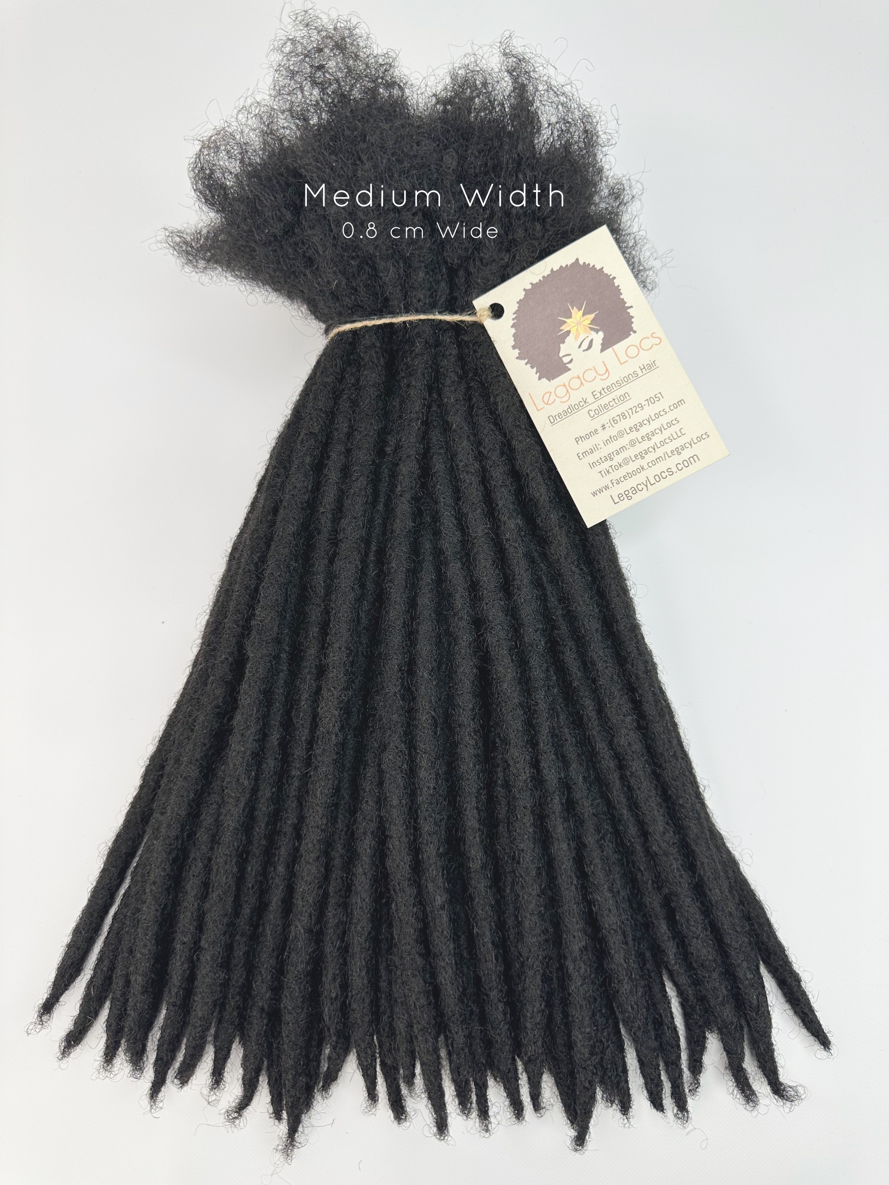 Medium Width Standard Loc Extensions (CUSTOM PRE-ORDER /SHIPS IN 2-6 W ...